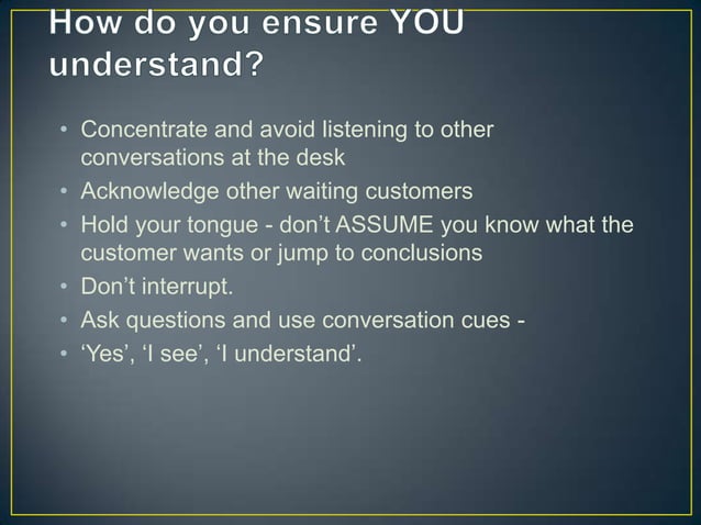 Effective Customer Communication Skills | PPTX