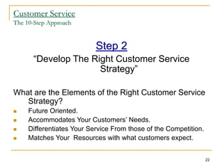 Effective customer service training | PPT