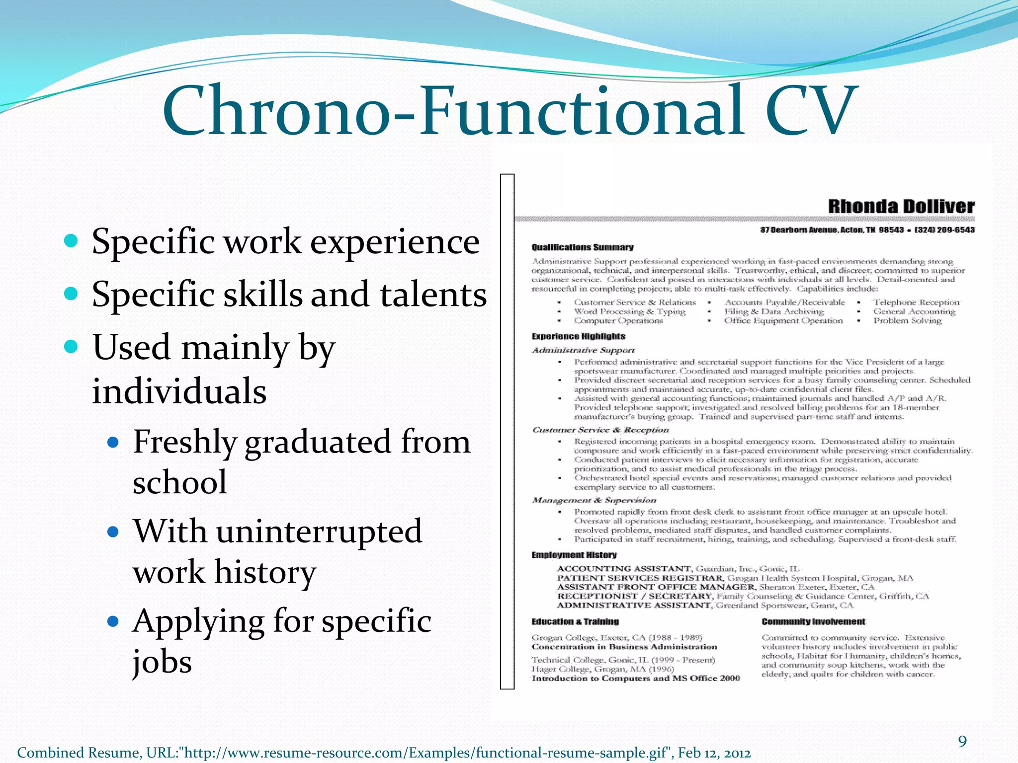 Effective cv writing | PPTX