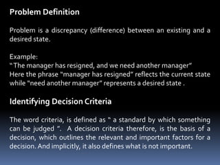 Effective decision making | PPTX
