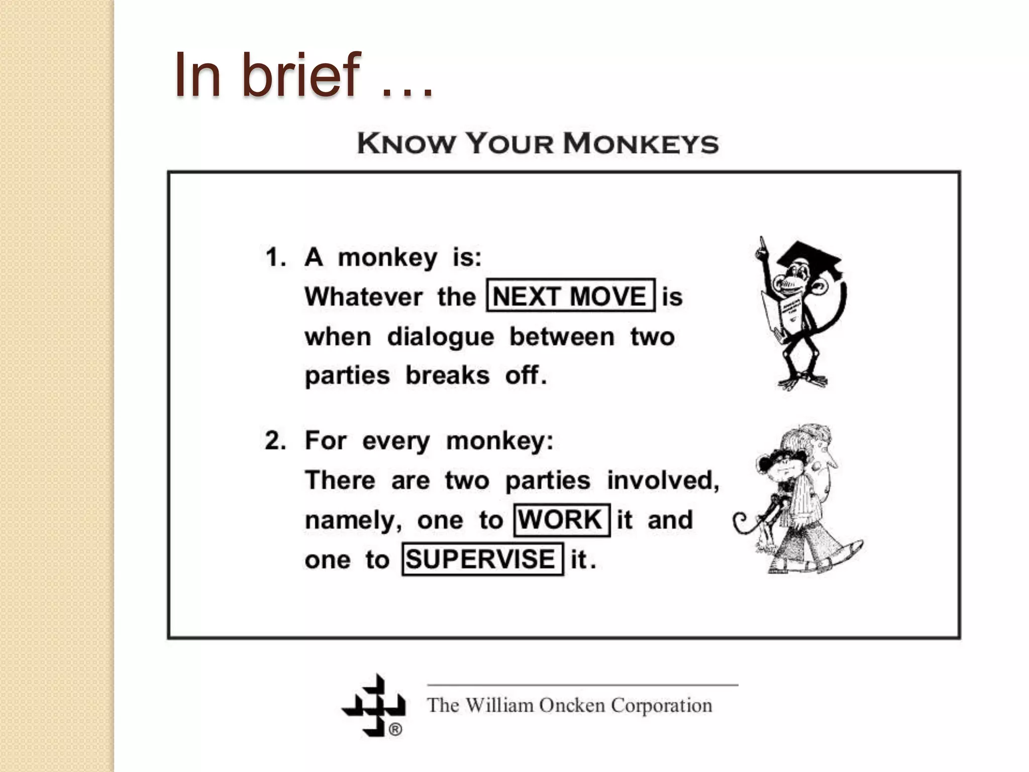 Effective delegation and monkey management | PDF