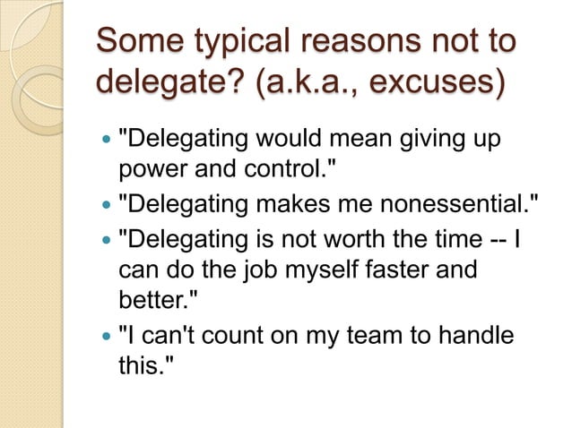 Effective delegation and monkey management | PDF | Business | Business ...