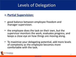 Effective delegation | PPTX | Business | Business and Finance