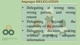 Effective Delegation rev 1.pptx | Resume Writing and Advice | Job Search