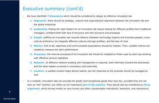 Effective design of innovation labs by andrea boeri august 2019 | PPT