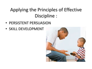 Effective discipline | PPTX