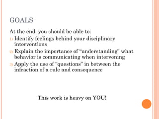 Effective discipline strategies | PPT