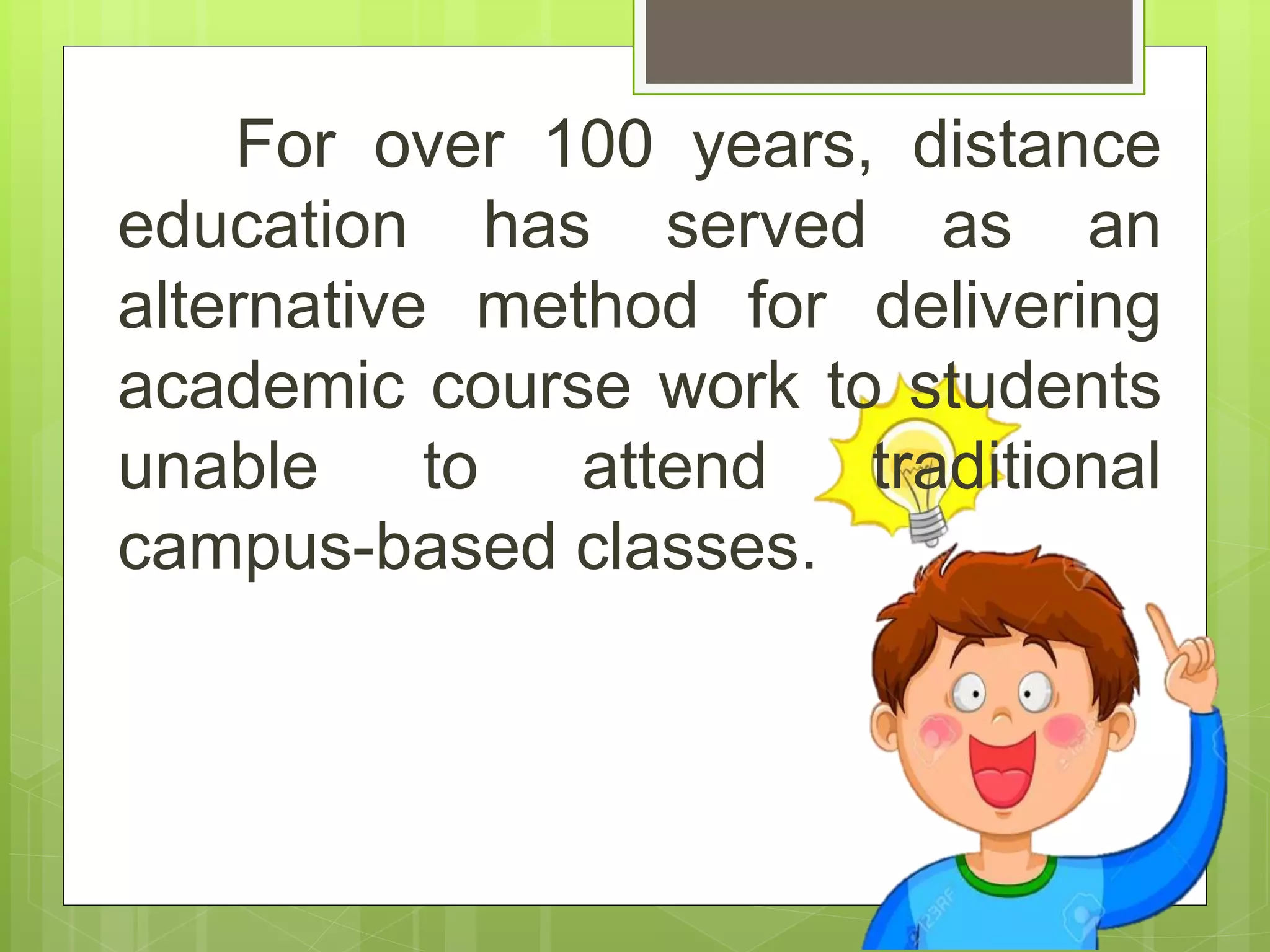 Effective distance education | PPT