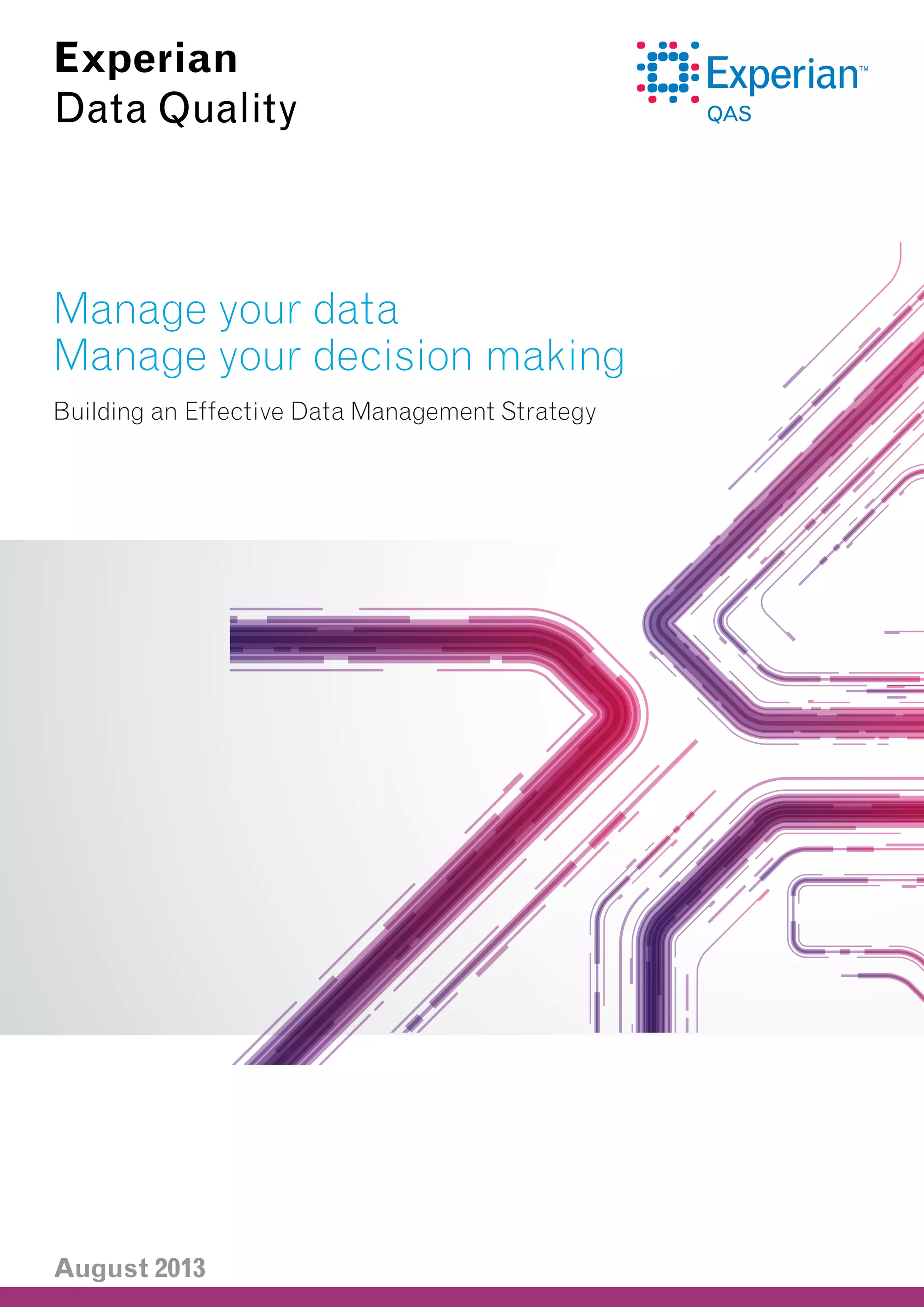Building an Effective Data Management Strategy | PDF