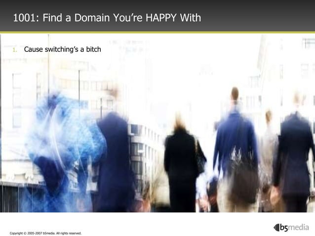 Effective Domaining Strategies Jeremy Wright Ppt