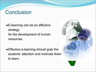 Effective e learning final | PPTX