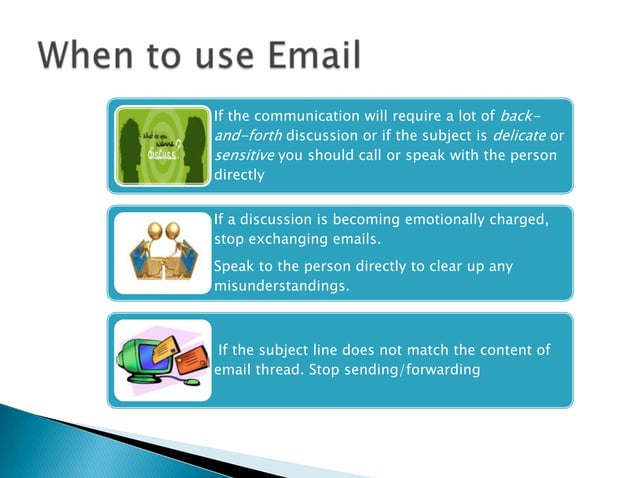 Effective email communication | PPSX | Email | Internet