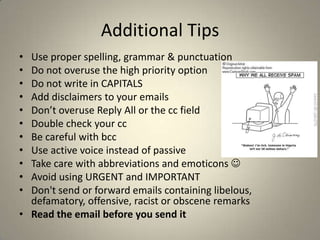 Effective email communications | PPT