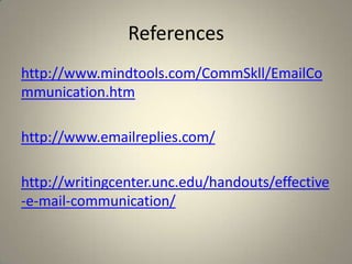 Effective email communications | PPT