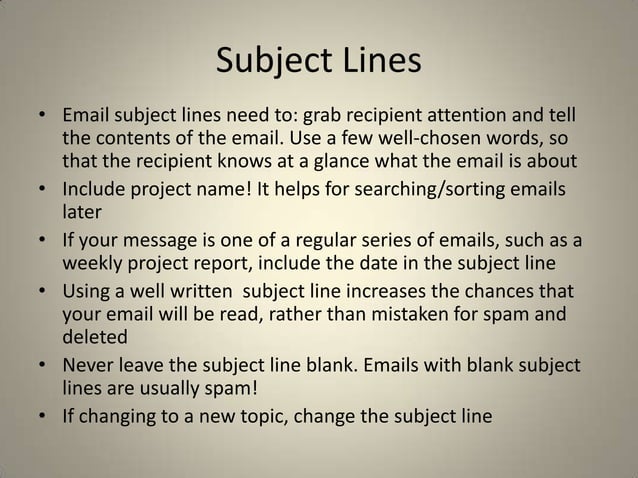 Effective email communications | PPT