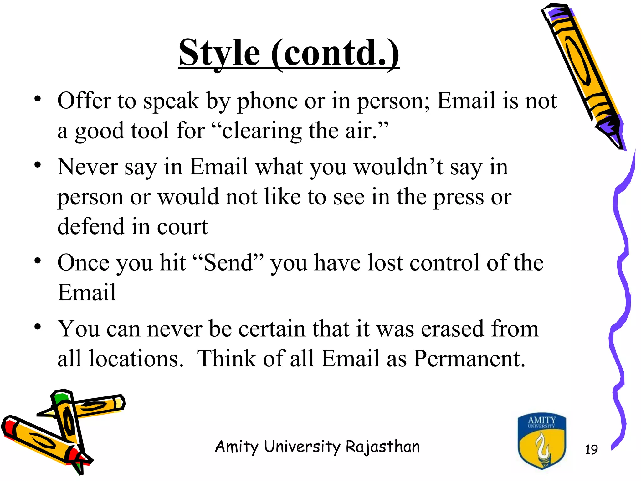 Effective emailing ppt | PPT