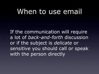 Effective emails | PPT
