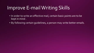 Effective email writing | PPT