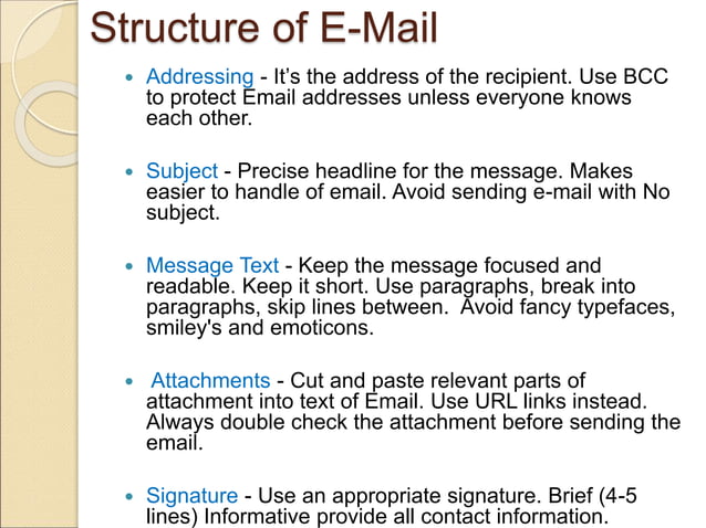 Effective Email Writing.ppt | Email | Internet