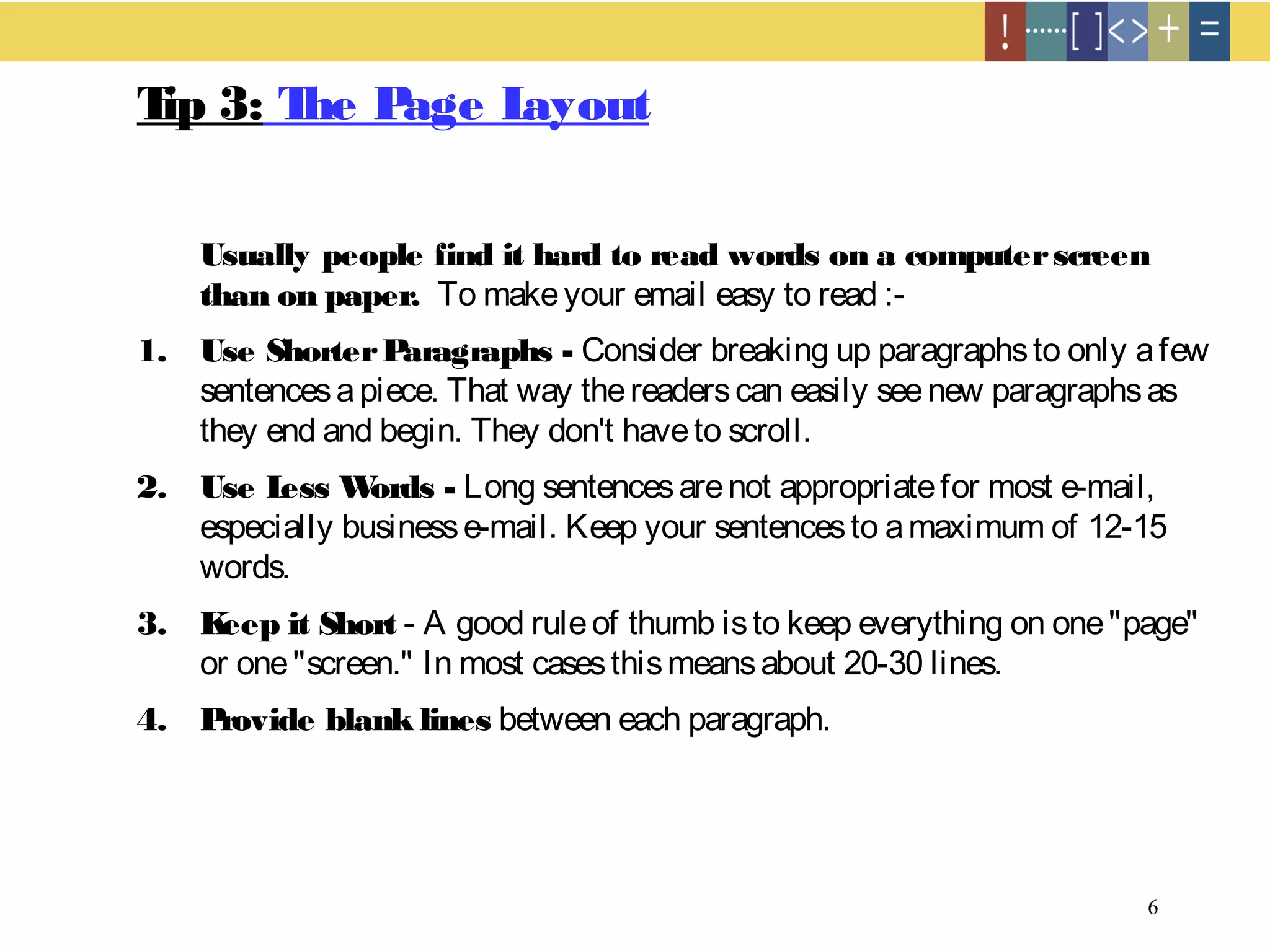 Effective email writing skills | PPT