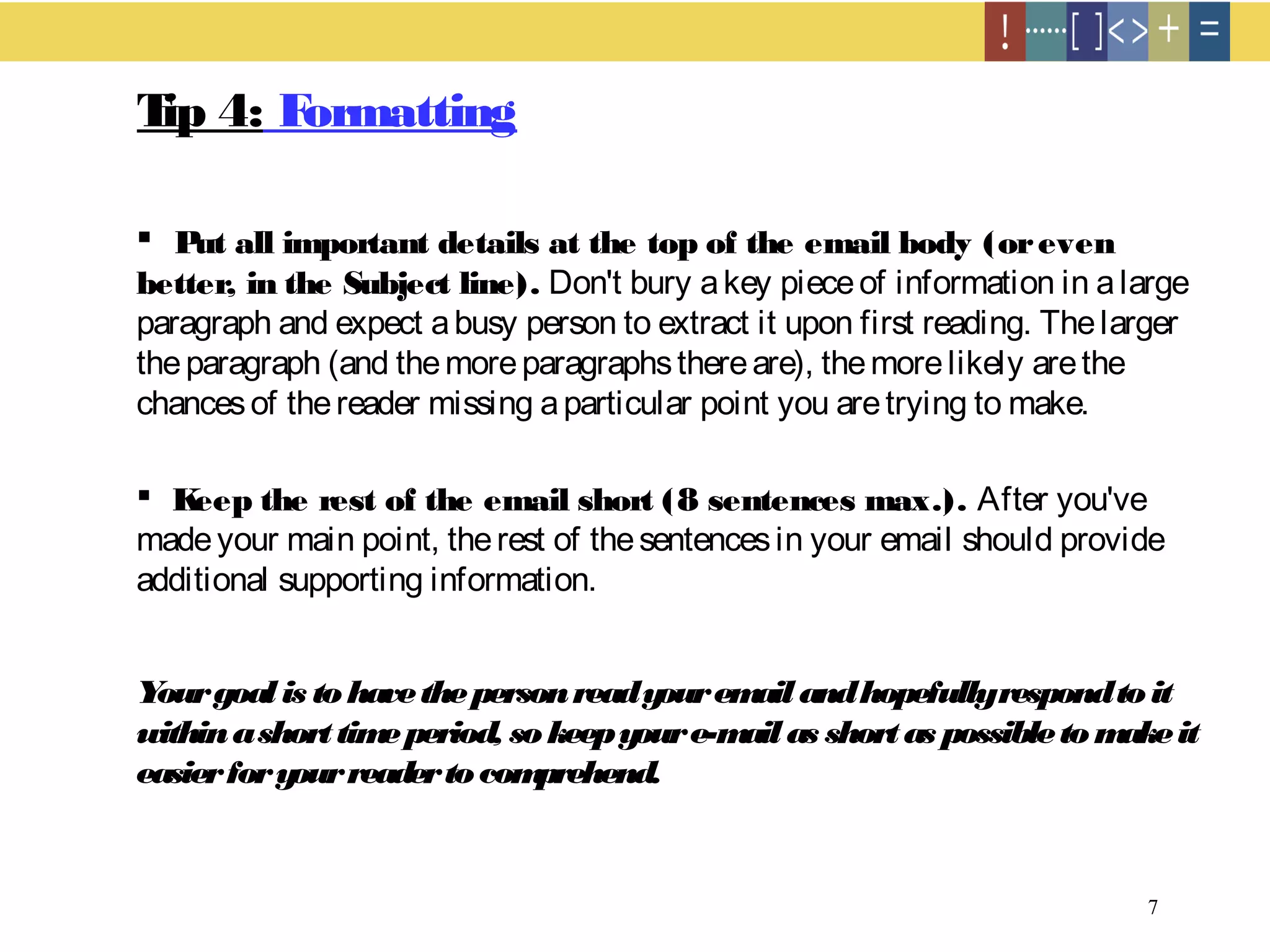 Effective email writing skills | PPT