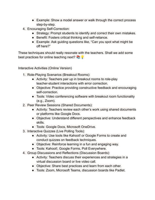 EffectiveErrorCorrection24 sources of errors and feedback | PDF