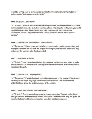 EffectiveErrorCorrection24 sources of errors and feedback | PDF