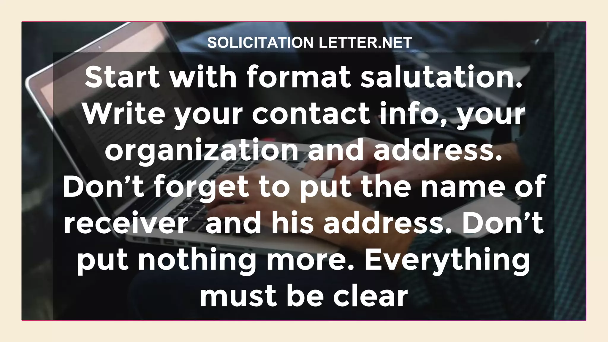 Effective Examples Of Solicitation Letter | PPT