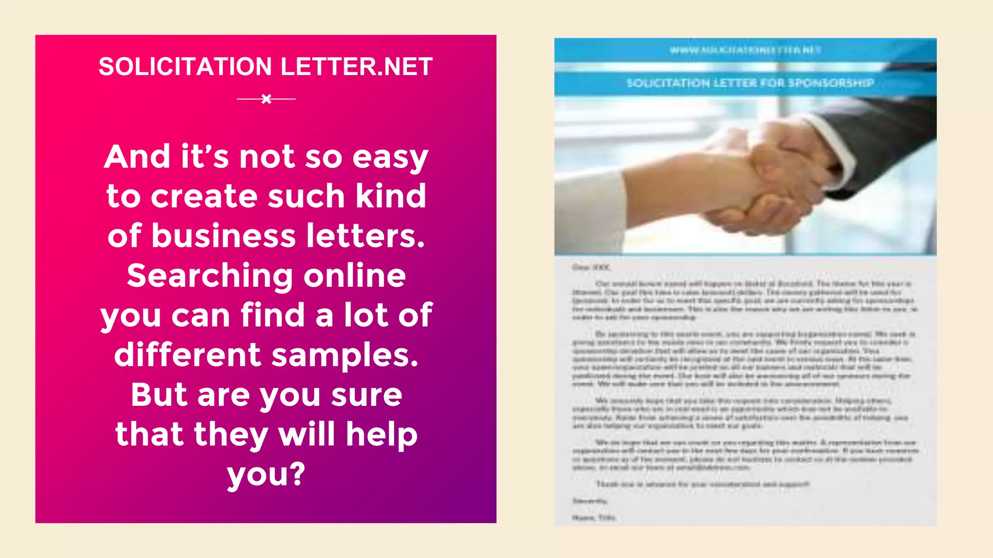 Effective Examples Of Solicitation Letter | PPT