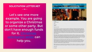 Effective Examples Of Solicitation Letter | PPT