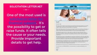 Effective Examples Of Solicitation Letter | PPT