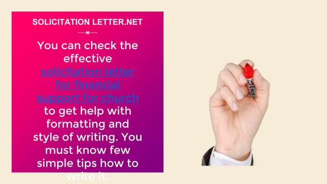 Effective Examples Of Solicitation Letter | PPT