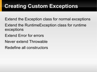 Effective exceptions | PPT