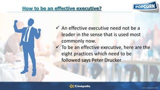 Effective executive | PPTX | Executive Leadership & Management | Business