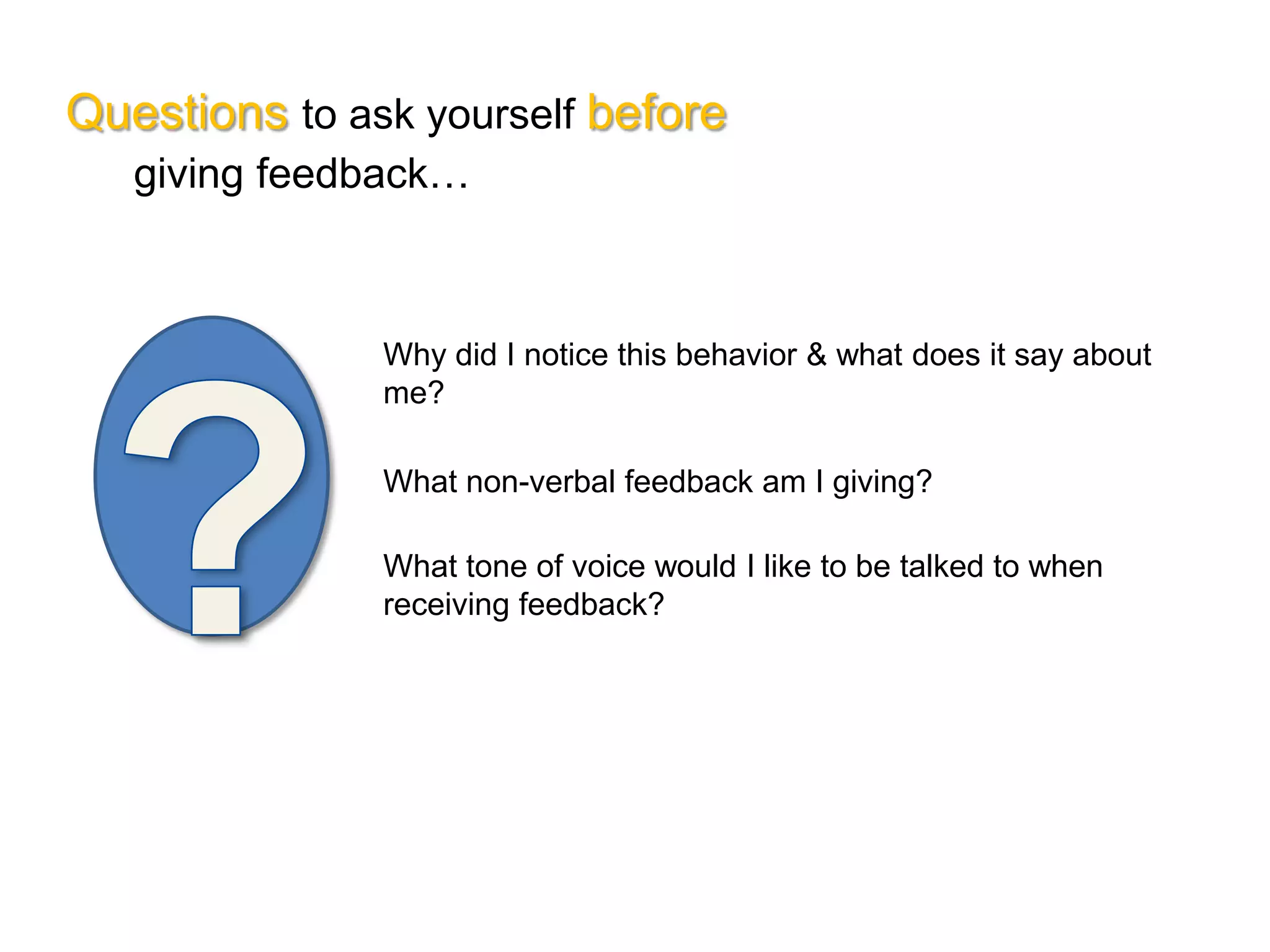 Effective feedback | PPTX