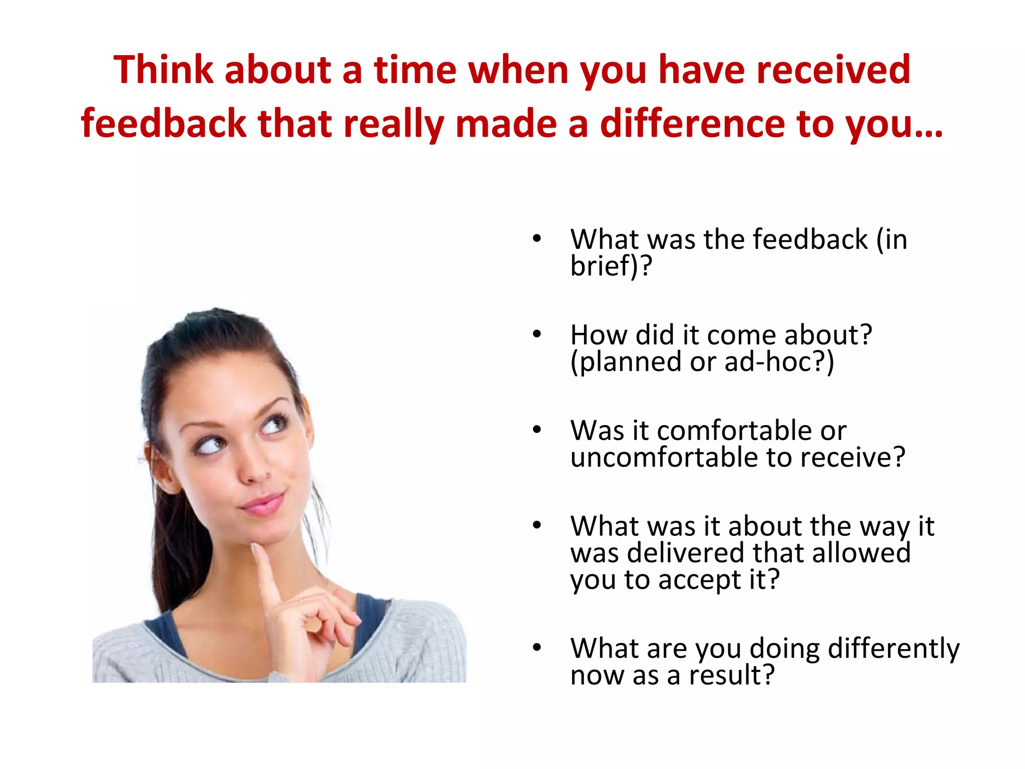 Effective feedback | PPT