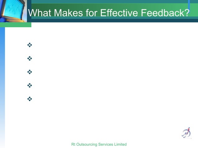 Effective feedback delivery | PPS