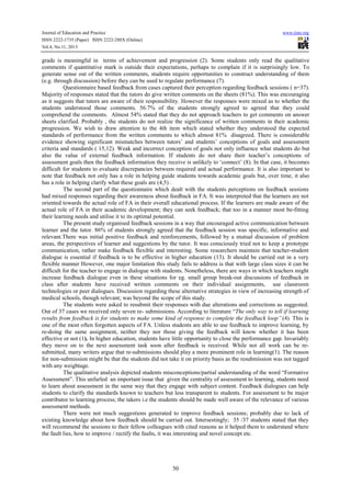 Effective feedback practices in formative assessment recognizing the ...