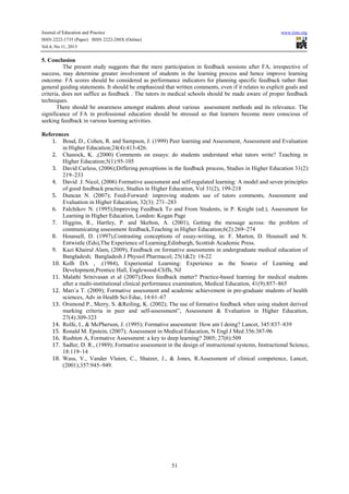 Effective feedback practices in formative assessment recognizing the ...