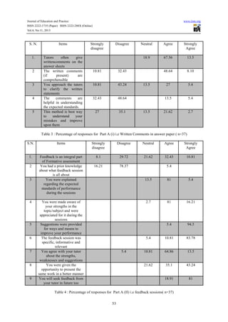 Effective feedback practices in formative assessment recognizing the ...