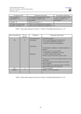 Effective feedback practices in formative assessment recognizing the ...