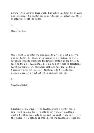 Effective Feedback SkillsObjectivesAchieving organizational .docx