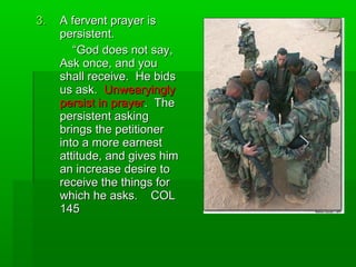 Effective, fervent prayer | PPT