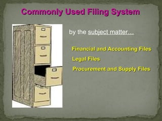 Effective filing and recording system | PPT