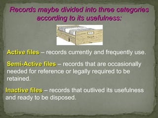 Effective filing and recording system | PPT