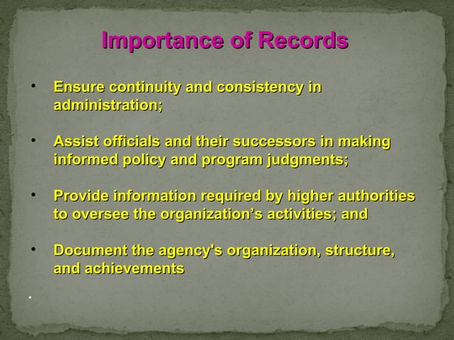 Effective filing and recording system 2 | PPT