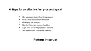 Effective First Prospecting Call | PPT