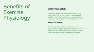 Effective Functional Rehabilitation Using Exercise Physiology in ...