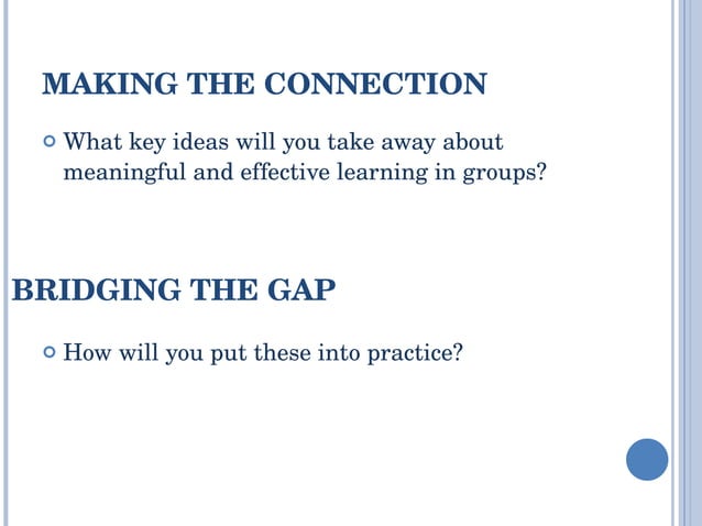 Effective group learning presentation (ppt 03) v0.6 | PPT | Educational ...