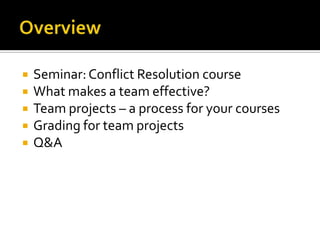 Effective group work | PPTX